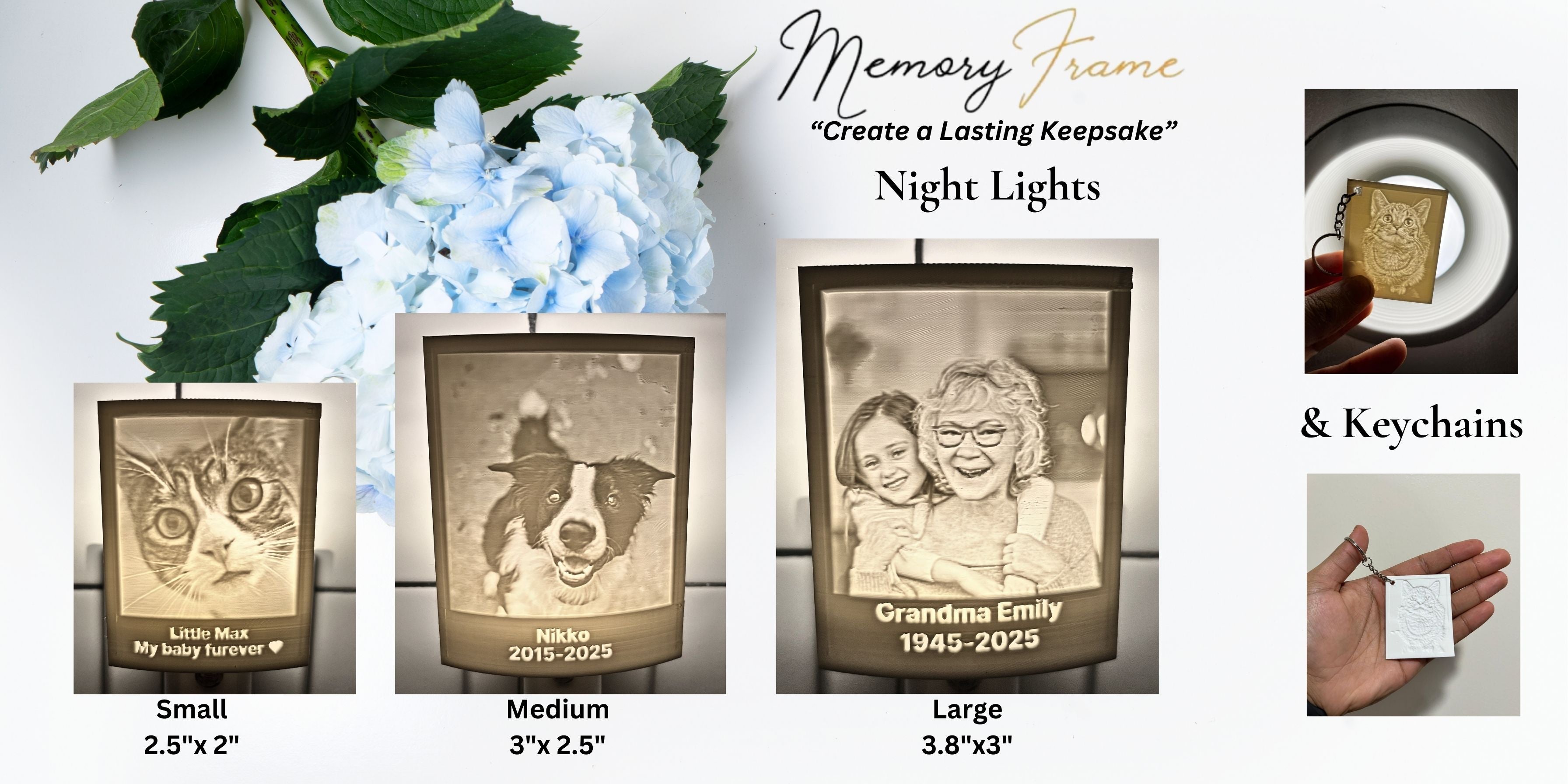 Memory Frame™ Personalized Night Light