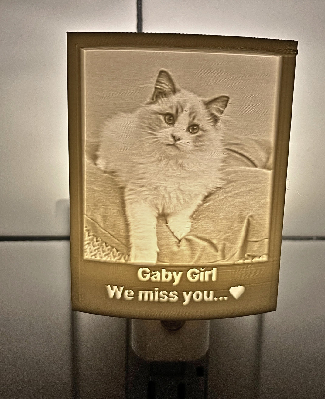 Memory Frame™ Personalized Night Light